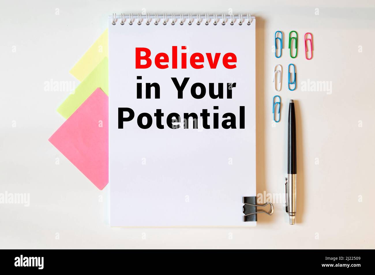 Believe In Your Potential. Motivational quote. Success achievement ...
