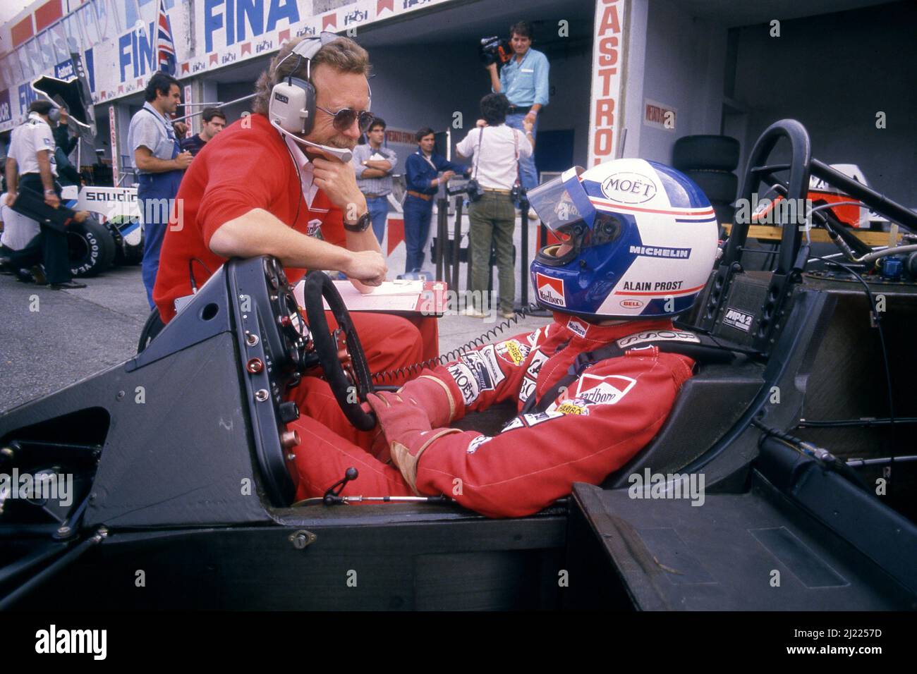 Alain Prost (FRA) McLaren Mp4/2 Tag Porsche Stock Photo - Alamy