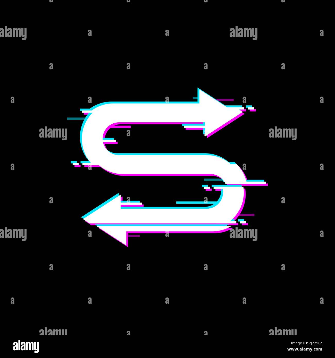 Curved arrows pointers isolated circle arrow navigation design pointer ...