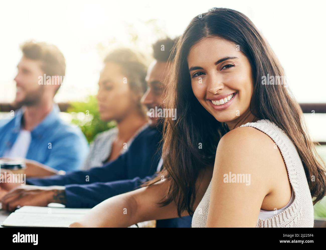 The different venue brings a lot more varied perspectives. Portrait of ...