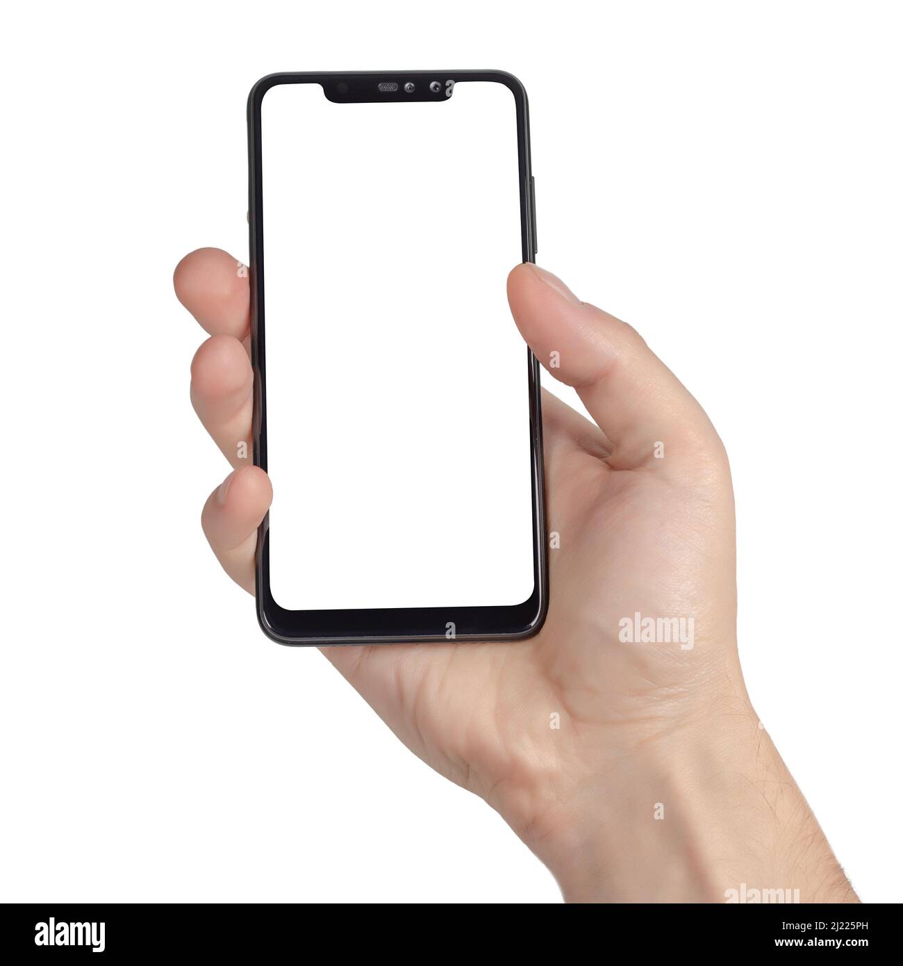 Dnipro, UKRAINE - November 10, 2020: Touch screen smartphone, in a hand ...