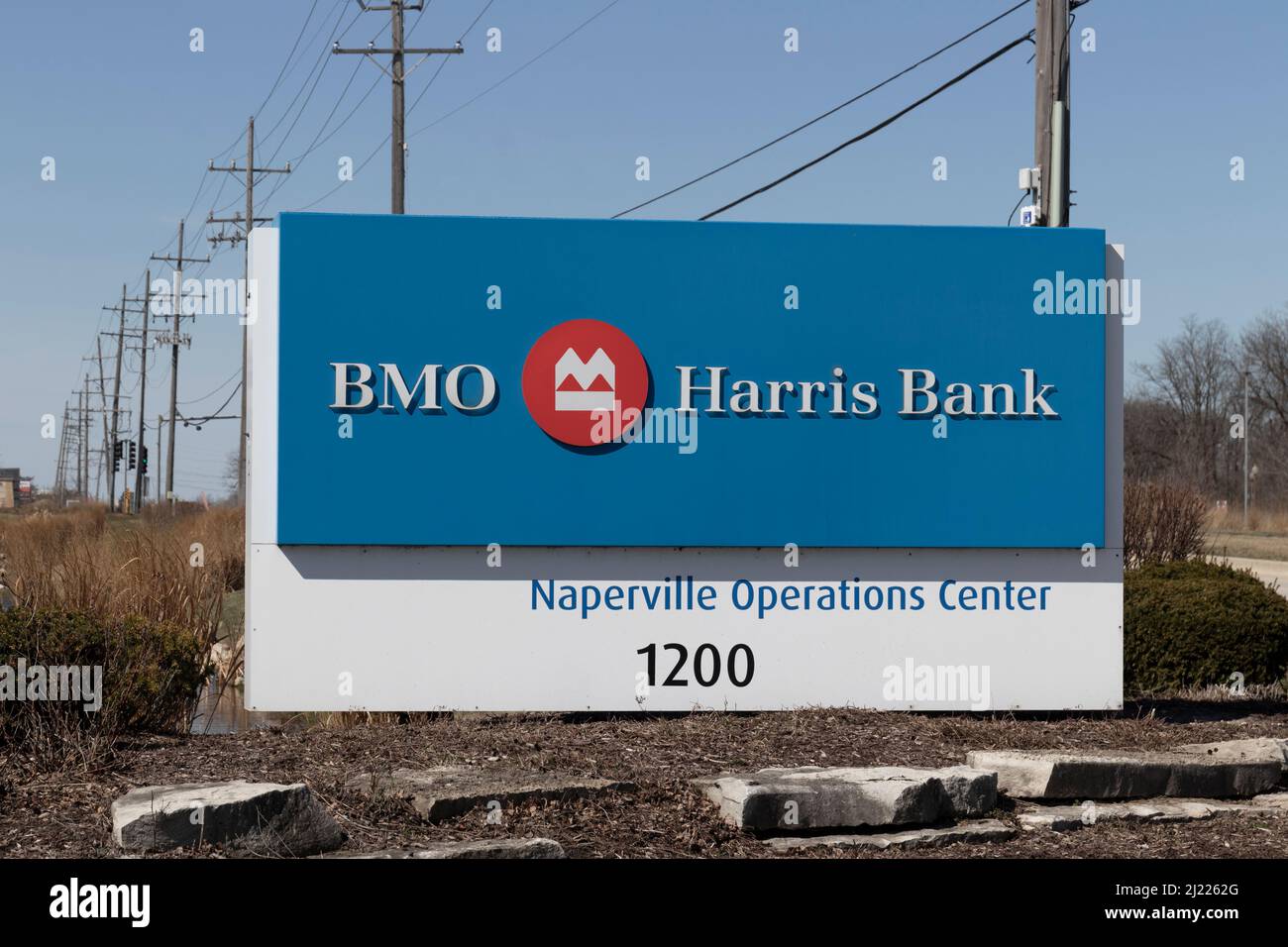 Naperville - Circa March 2022: BMO Harris Bank Naperville Operations ...
