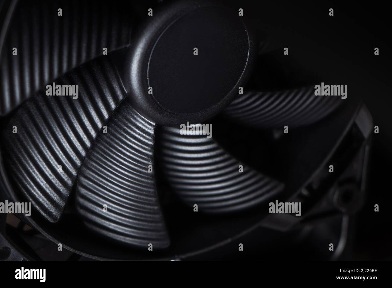 White computer fan cooling dark hi-res stock photography and images - Alamy