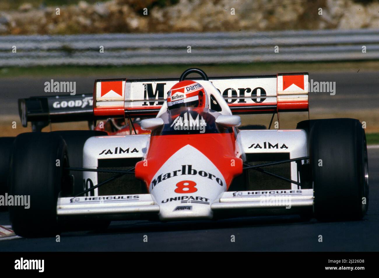 Niki Lauda (AUT) McLaren Mp4/2 Tag Porsche 2nd position and World ...