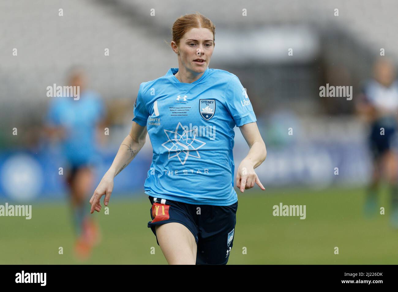 Cortnee Vine of Sydney FC seen running after the ball during the A ...
