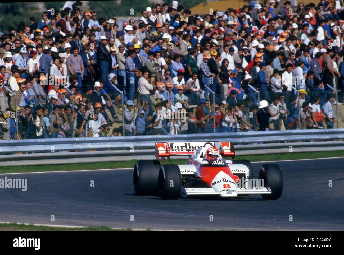 Niki Lauda (AUT) McLaren Mp4/2 Tag Porsche 2nd position and World ...