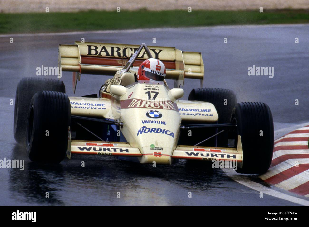 Marc Surer (CH) Arrows A7 Bmw Stock Photo - Alamy