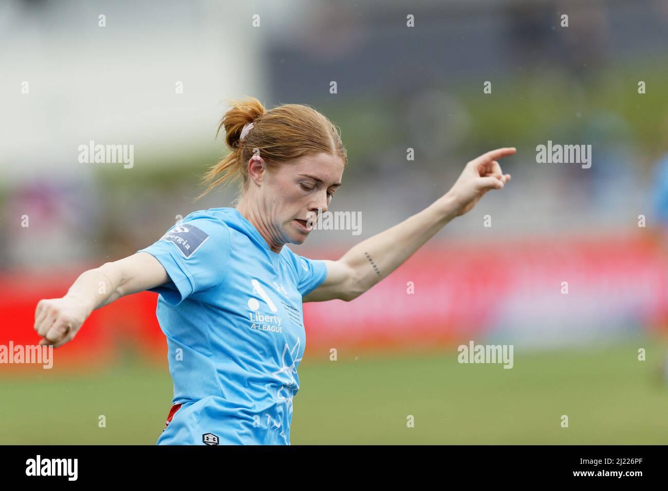 Cortnee Vine of Sydney FC seen running after the ball during the A ...