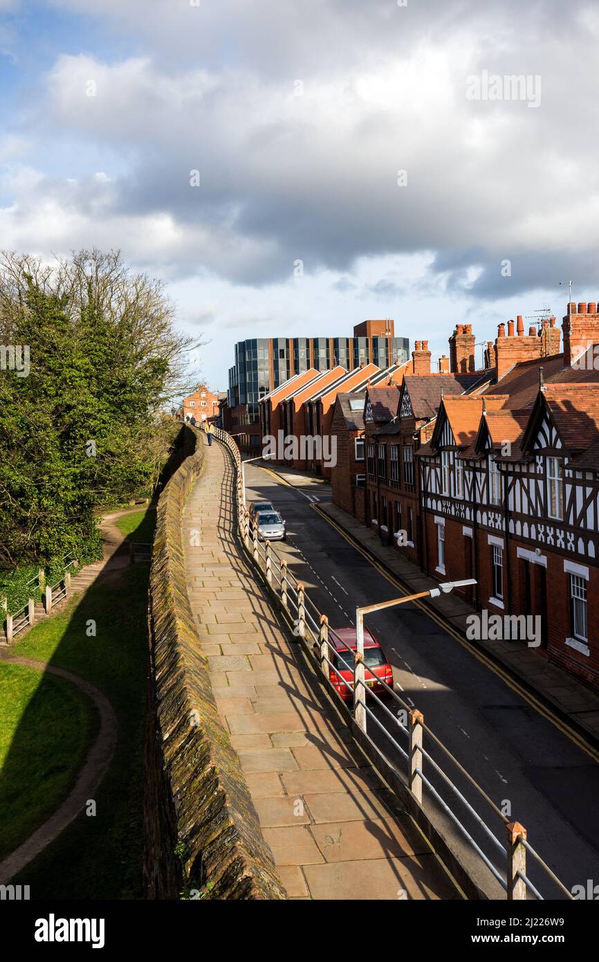 Started by the Romans and built to protect the city of Chester, the ...