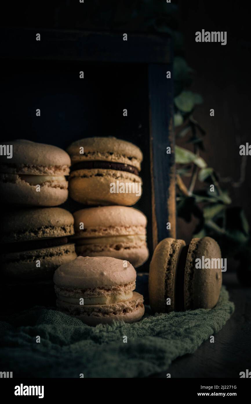 Macarons Still Life Stock Photo - Alamy