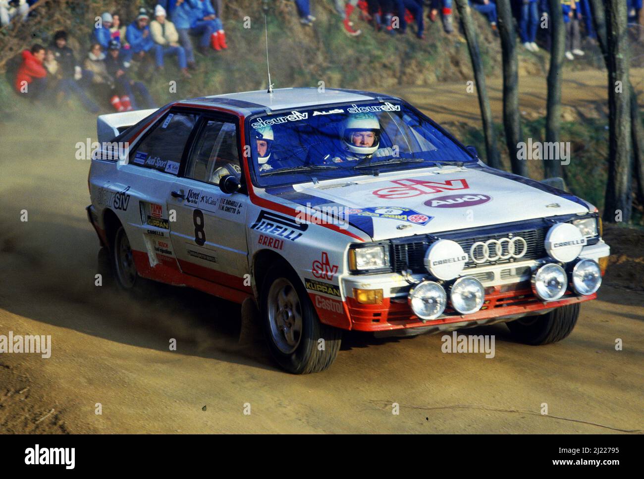 Michele Cinotto (ITA) Emilio Radaelli (ITA) Audi Quattro GrB Audi Sport ...