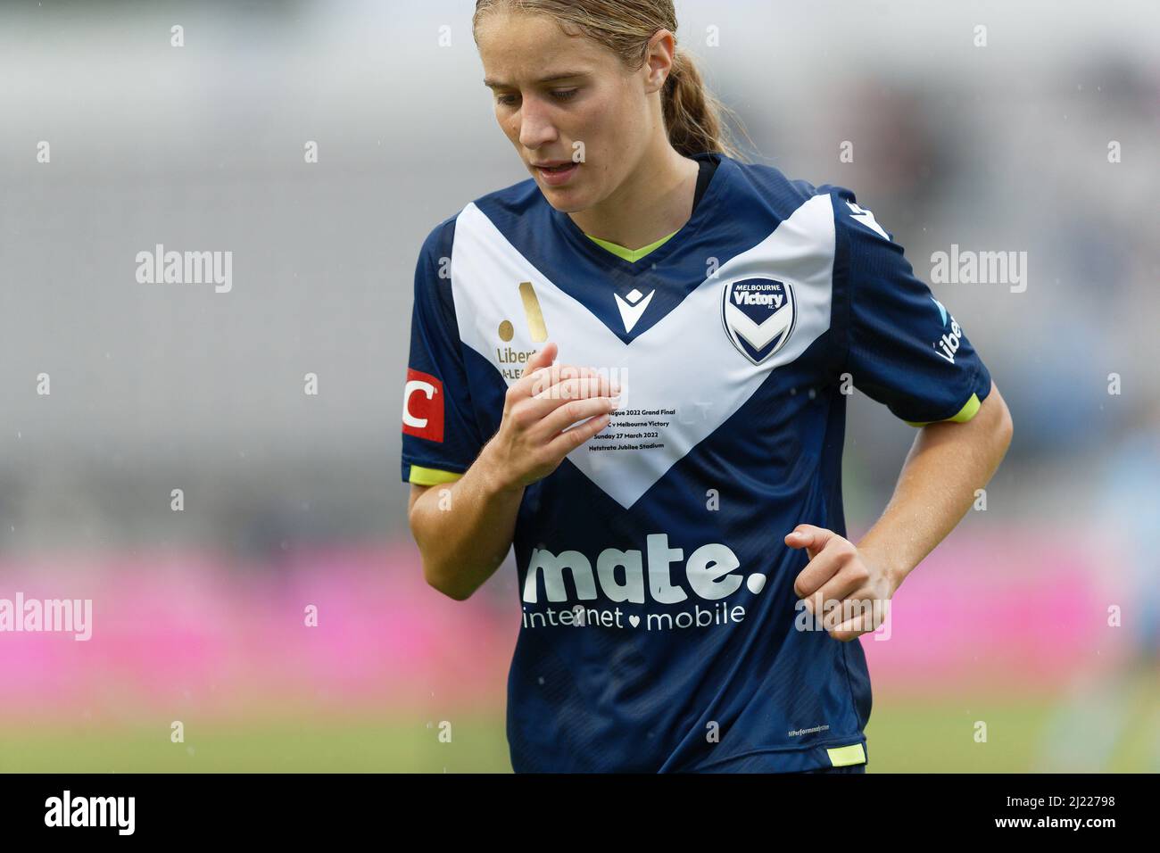 Courtney Nevin of Melbourne Victory seen during the A-League Womens ...
