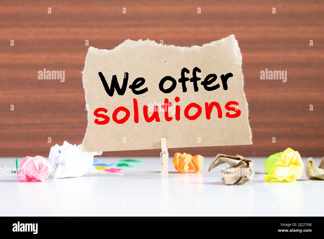 Offer solution hi-res stock photography and images - Alamy