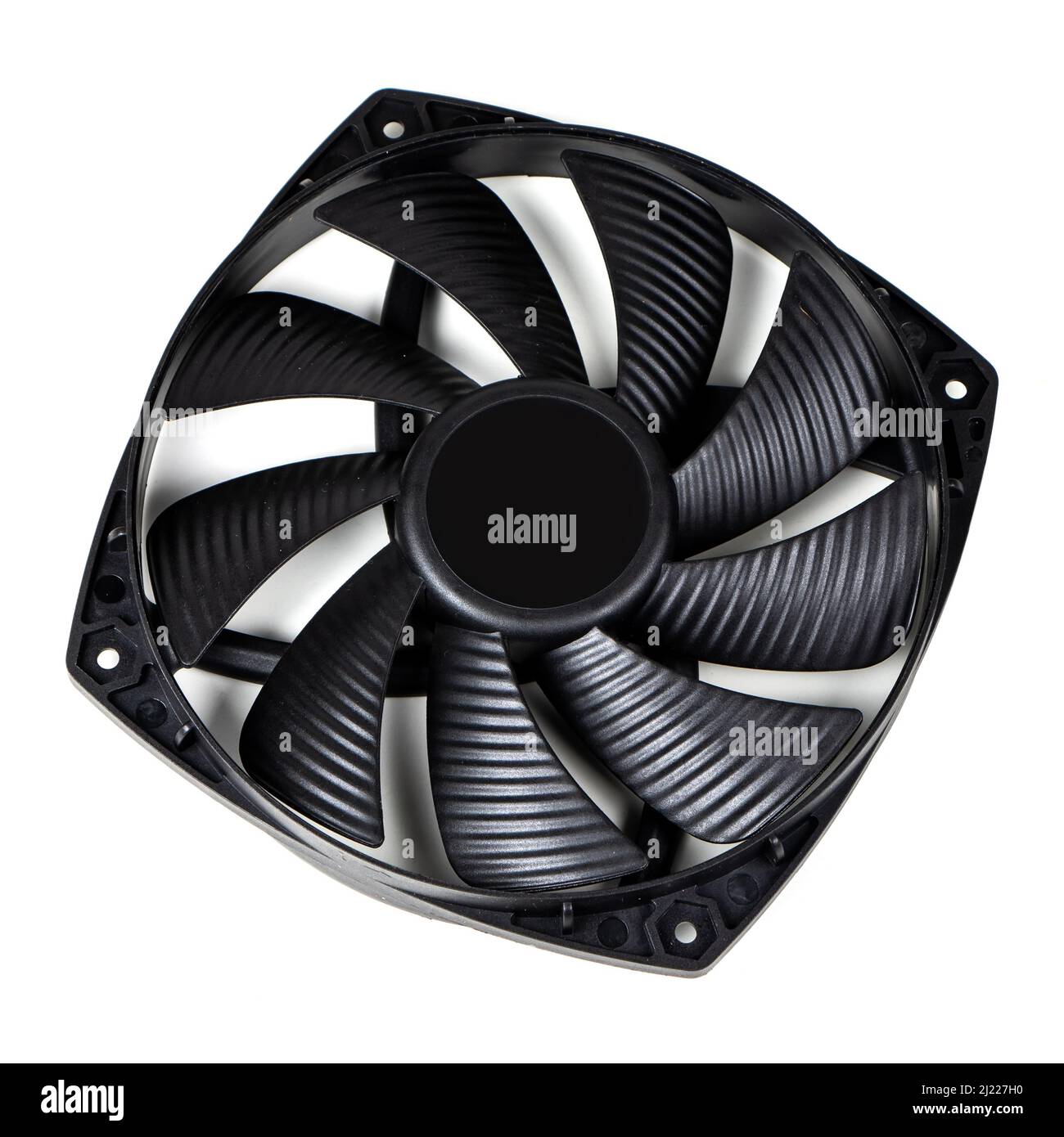Computer fan isolated on a white background Stock Photo - Alamy