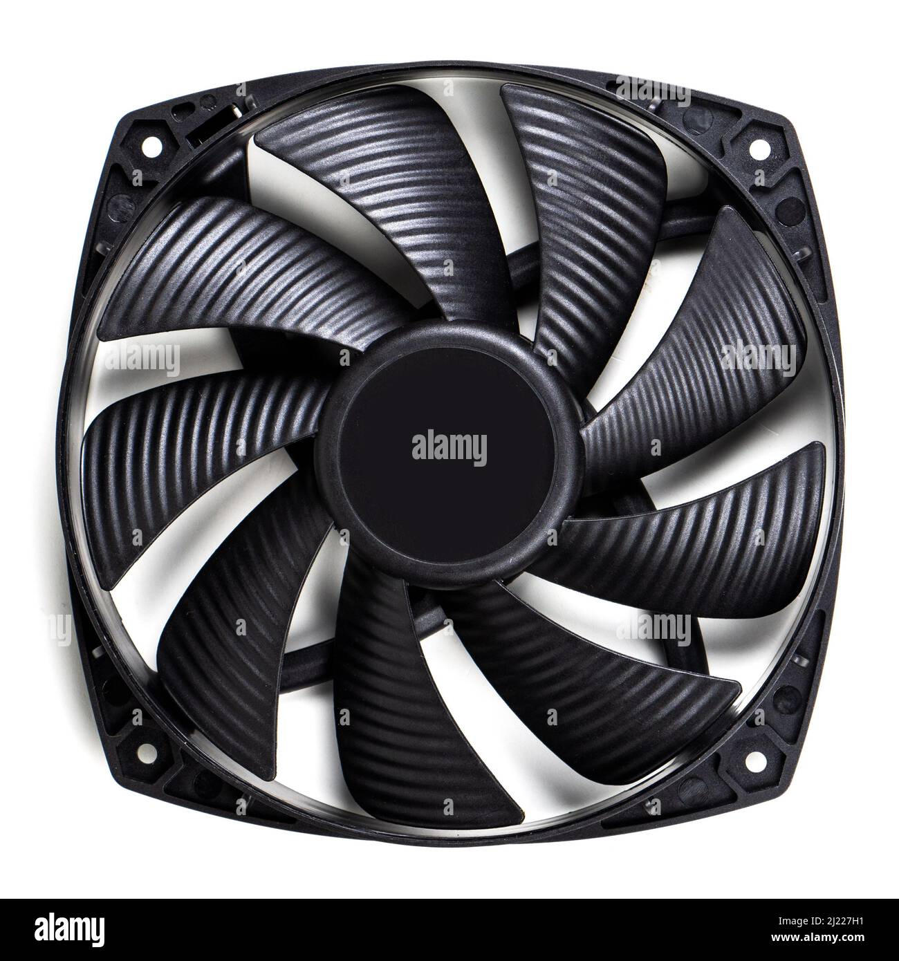 Computer fan isolated on a white background Stock Photo - Alamy
