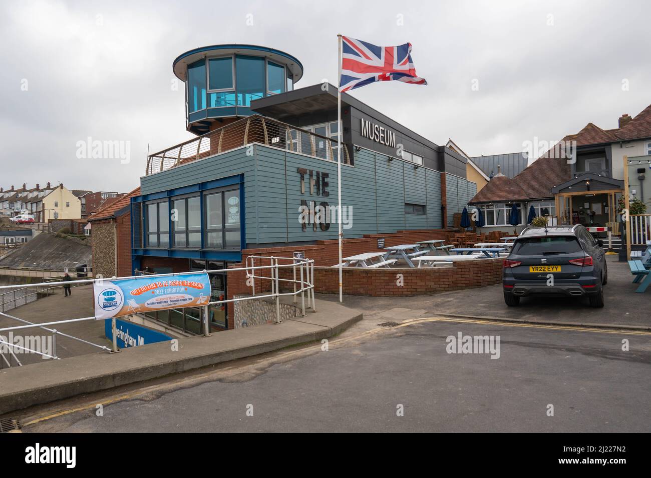Outside view of Sheringham Museum Mo in North Norfolk England Stock ...