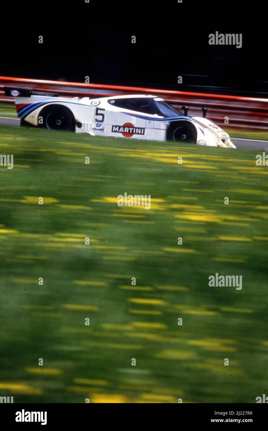 Paolo Barilla (ITA) Mauro Baldi (ITA) Lancia Lc2 GrC1 Martini Racing ...