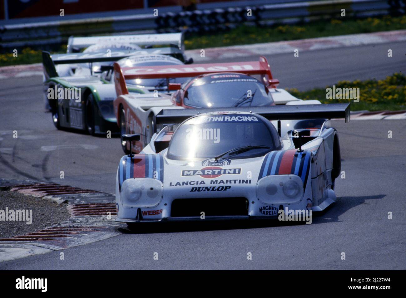 Paolo Barilla (ITA) Mauro Baldi (ITA) Lancia Lc2 GrC1 Martini Racing ...