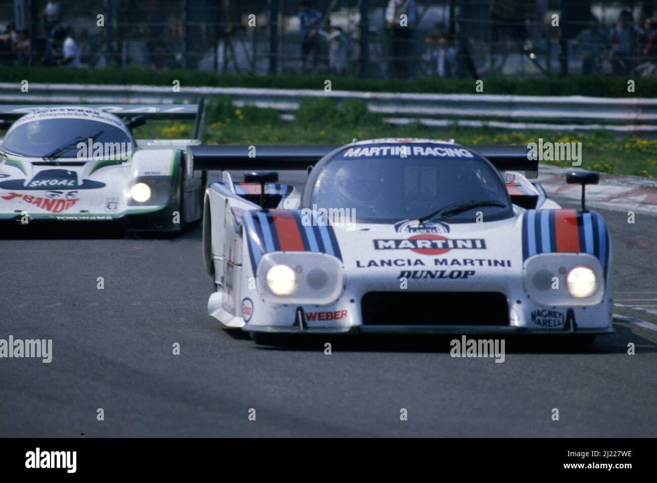 Paolo Barilla (ITA) Mauro Baldi (ITA) Lancia Lc2 GrC1 Martini Racing ...