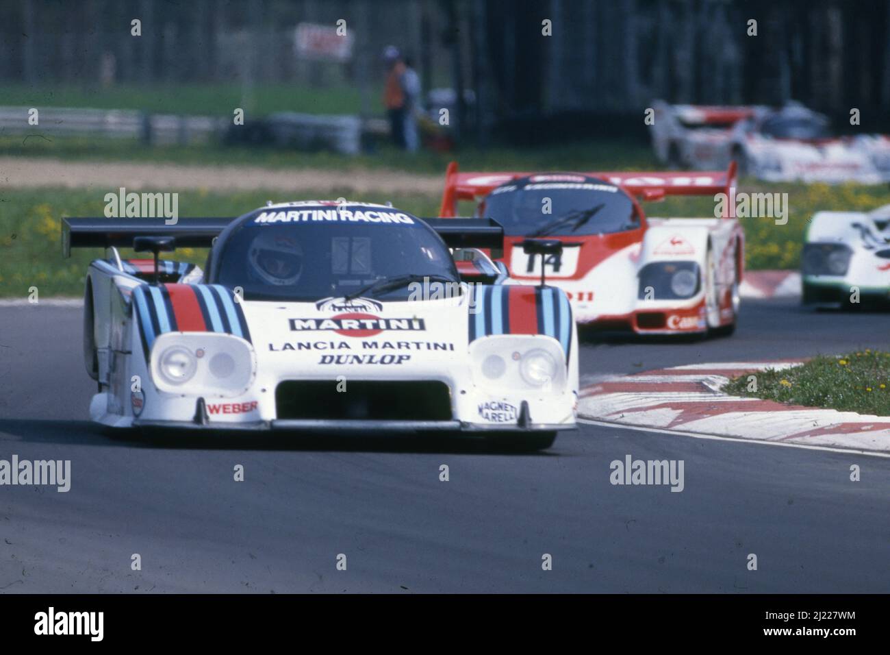 Paolo Barilla (ITA) Mauro Baldi (ITA) Lancia Lc2 GrC1 Martini Racing ...