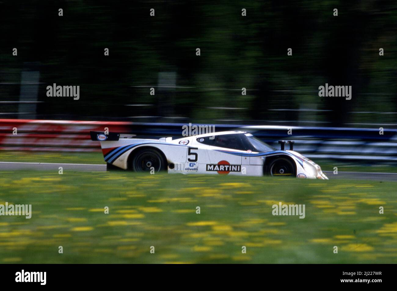 Paolo Barilla (ITA) Mauro Baldi (ITA) Lancia Lc2 GrC1 Martini Racing ...