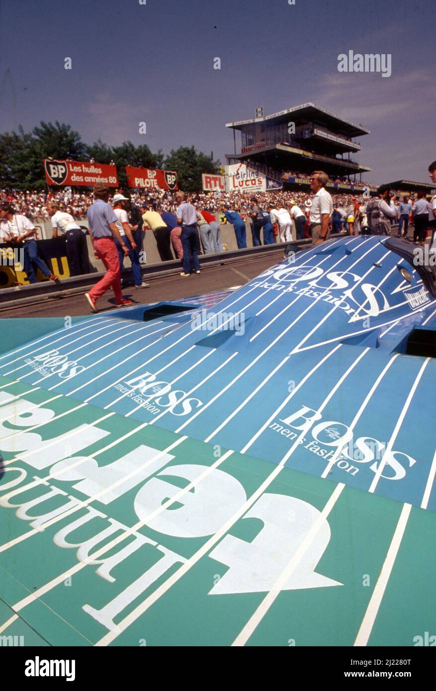 Jurgen Lassig (GER) George Fouchè (ZA) John Graham (CDN) Porsche 956 ...