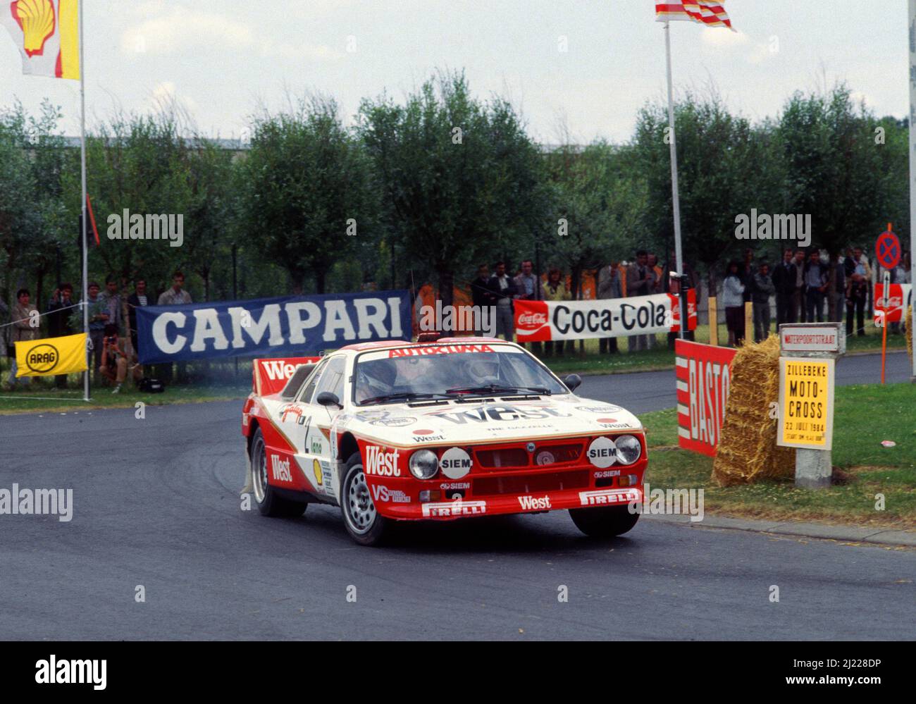 Carlo Capone (ITA) Sergio Cresto (USA) Lancia Rally 037 GrB Scuderia ...