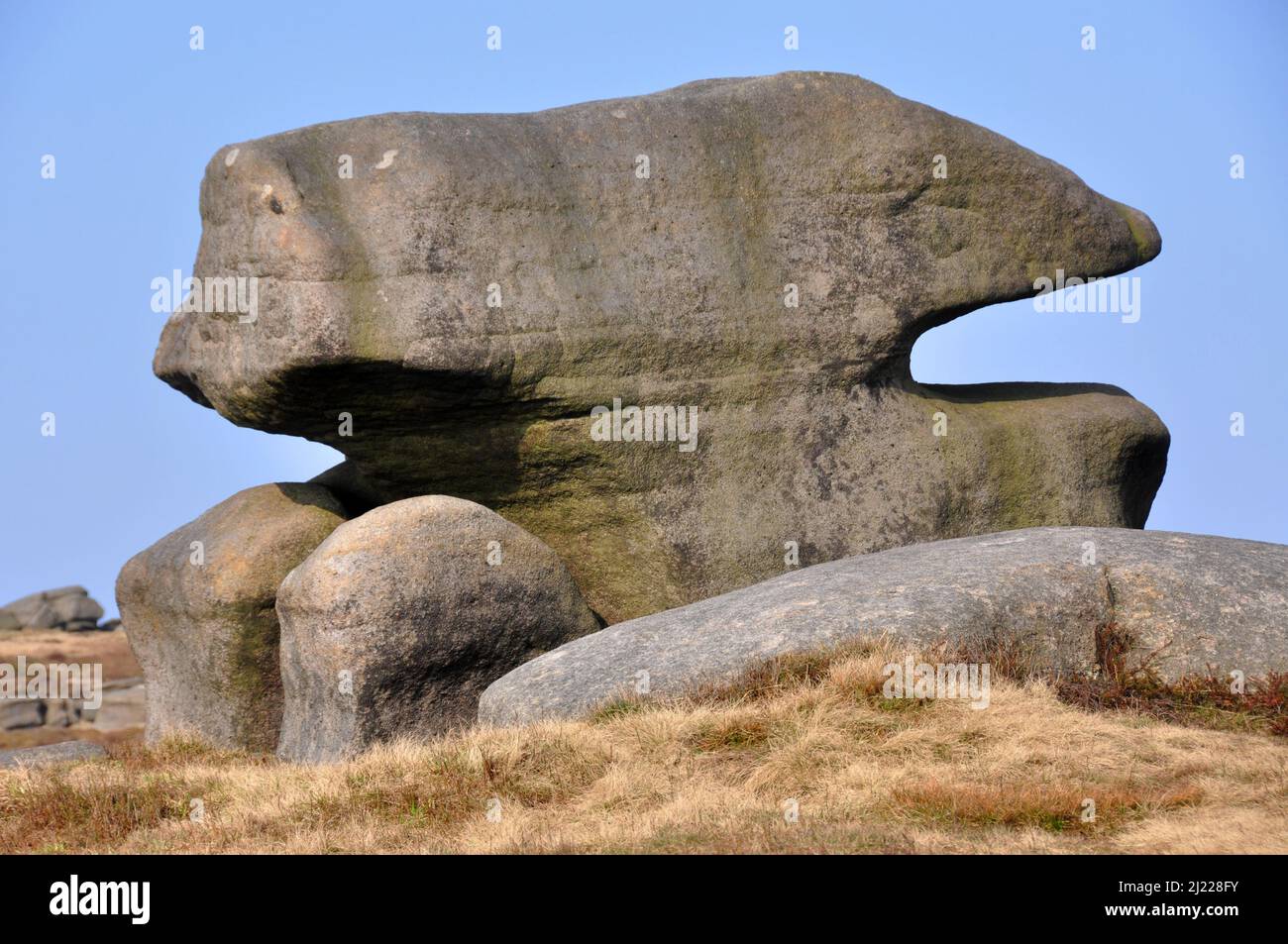 The Woolpacks, Kinder Scout, Derbyshire, some amazing boulders shaped ...