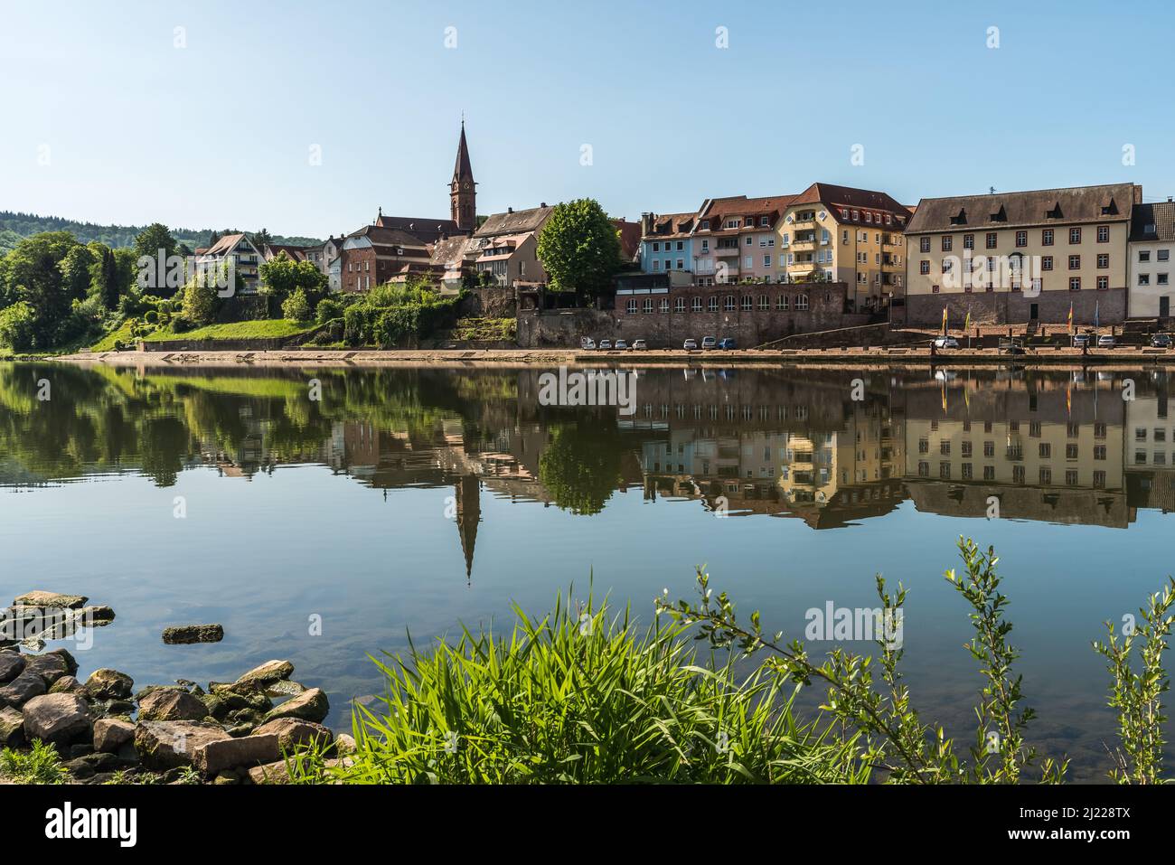 Neckargemuend, Neckar Valley, Baden-Wuerttemberg, Germany Stock Photo ...