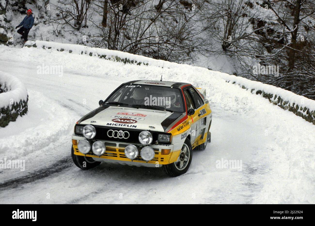Walter Rohrl (GER) Christian Geistdorfer (GER) Audi Quattro GrB 1st ...