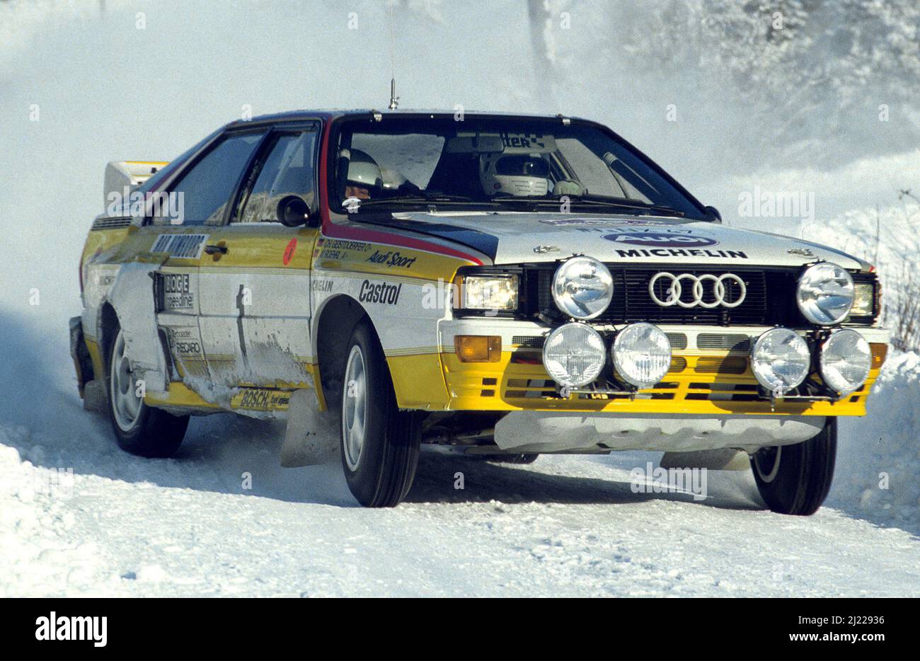 Walter Rohrl (GER) Christian Geistdorfer (GER) Audi Quattro GrB 1st ...