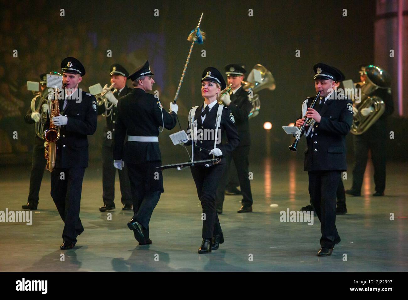 Marching band formation hi-res stock photography and images - Alamy