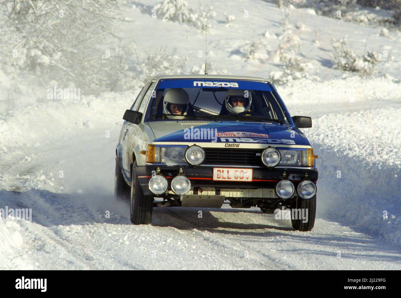 Minna Sillankorva (FIN) Johanna Nieminen (FIN) Mazda 323 Turbo GrA ...