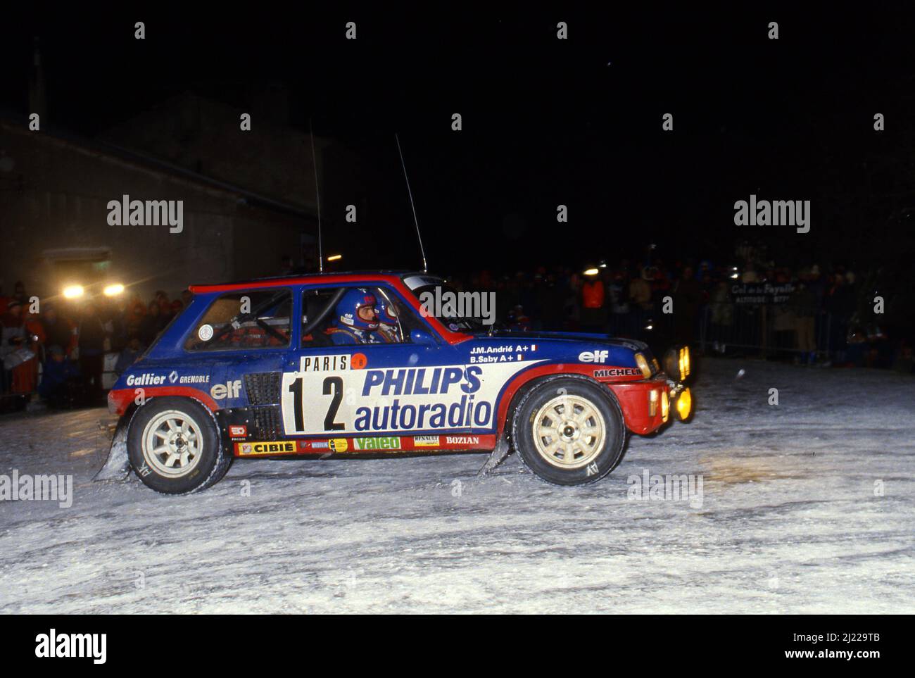 Bruno Saby (FRA) Jean Marc Andrie (FRA) Renault 5 Turbo GrB Philips ...