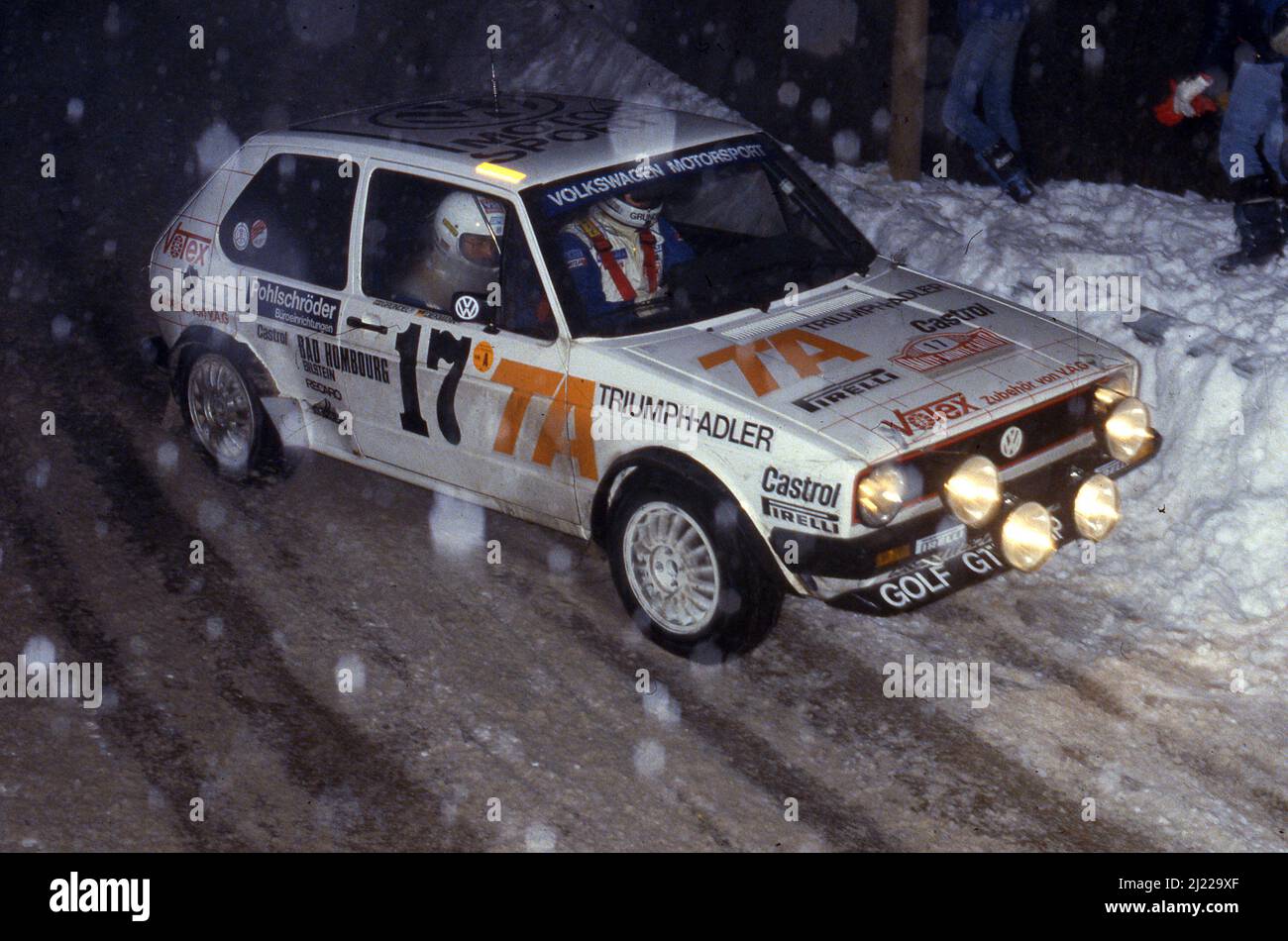Kalle Grundel (SWE) Peter Diekmann (GER) Volkswagen Golf Gti GrA ...
