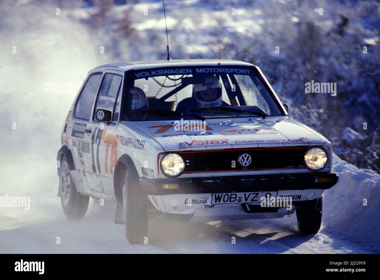 Kalle Grundel (SWE) Peter Diekmann (GER) Volkswagen Golf Gti GrA ...