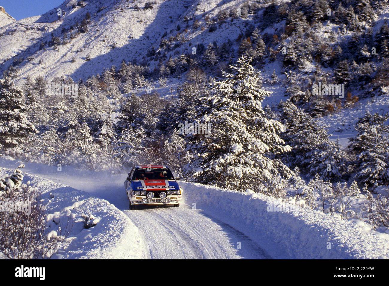Timo Salonen (FIN) Seppo Harjanne (FIN) Nissan Silvia 240 RS GrB Nissan ...