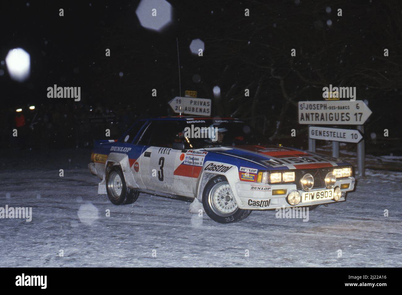 Timo Salonen (FIN) Seppo Harjanne (FIN) Nissan Silvia 240 RS GrB Nissan ...