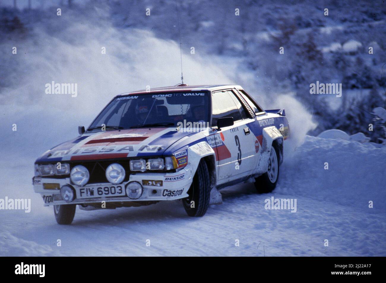 Timo Salonen (FIN) Seppo Harjanne (FIN) Nissan Silvia 240 RS GrB Nissan ...
