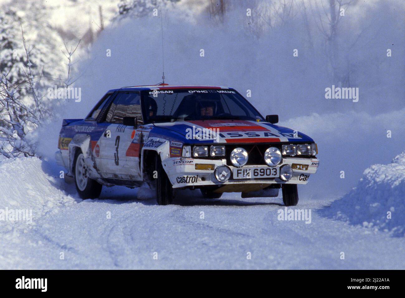 Timo Salonen (FIN) Seppo Harjanne (FIN) Nissan Silvia 240 RS GrB Nissan ...