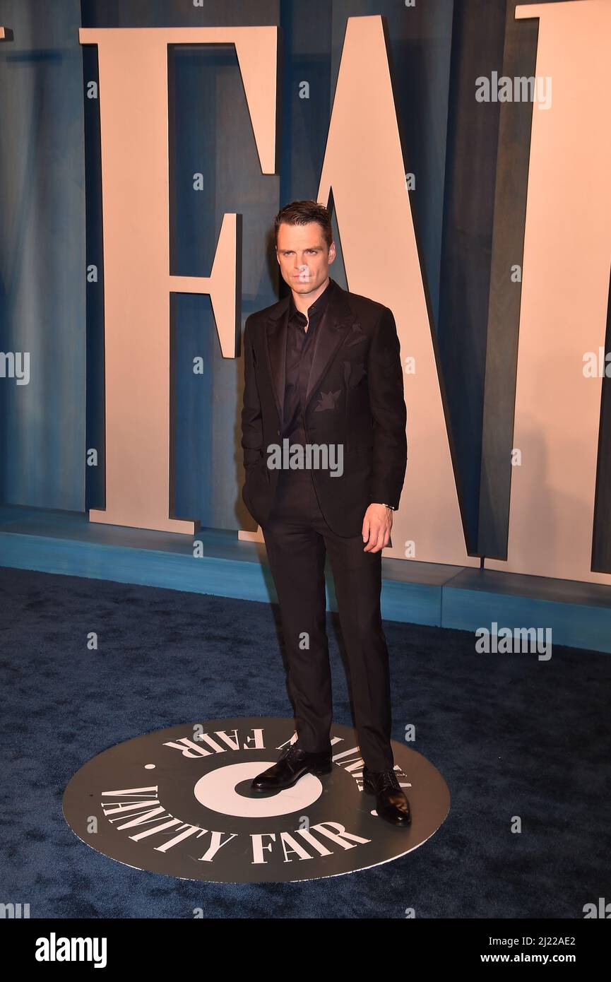 LOS ANGELES, CALIFORNIA - March 27: Sebastian Stan Arrivals for the ...