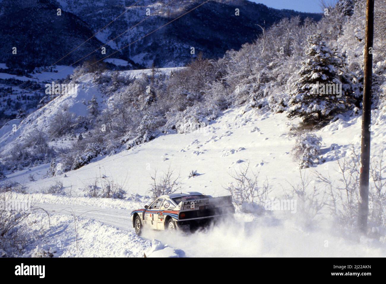 Attilio Bettega (ITA) Maurizio Perissinot (ITA) Lancia Rally 037 GrB ...