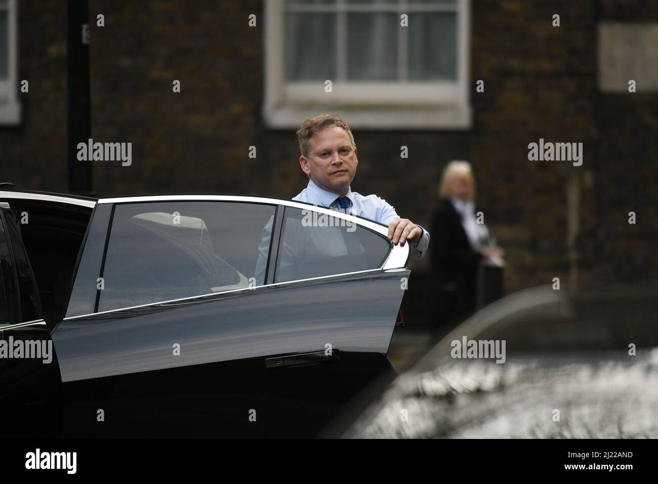 Downing Street, London, UK. 29 March 2022. Grant Shapps MP, Secretary ...