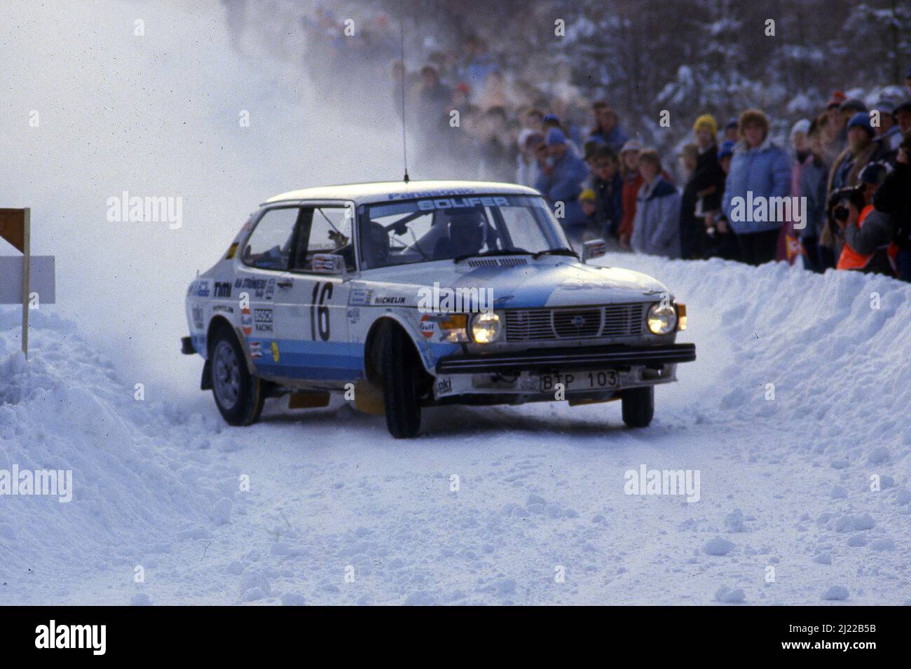 Ola Stromberg (SWE) Per Carlsson (SWE) Saab 99 Turbo GrA Stock Photo ...