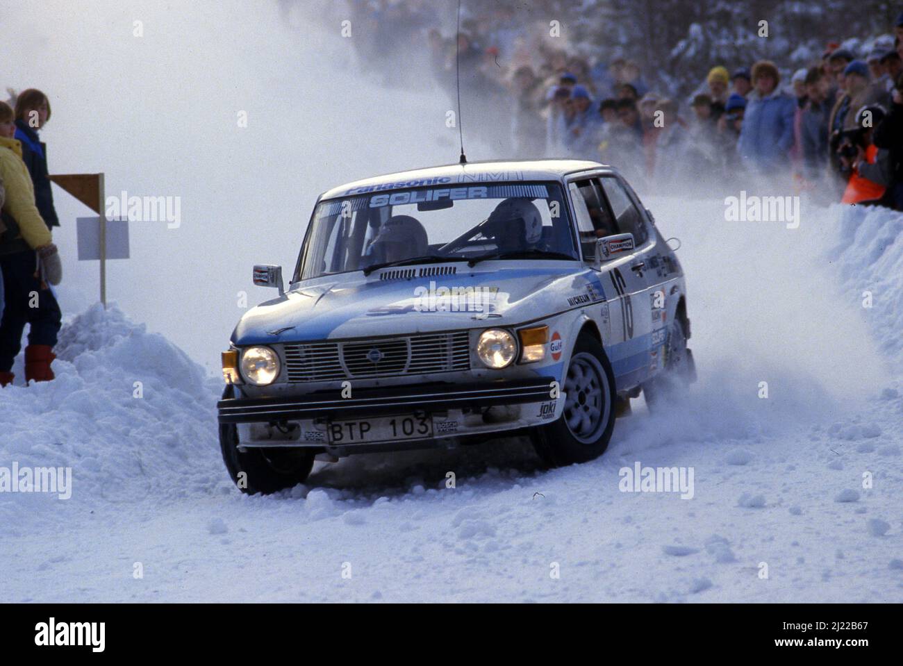 Ola Stromberg (SWE) Per Carlsson (SWE) Saab 99 Turbo GrA Stock Photo ...