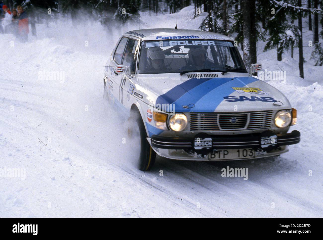 Ola Stromberg (SWE) Per Carlsson (SWE) Saab 99 Turbo GrA Stock Photo ...