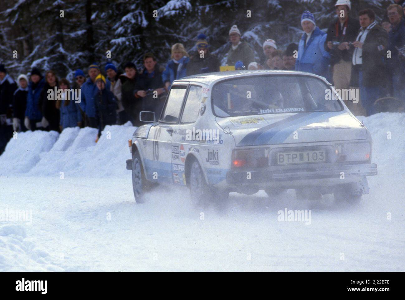 Ola Stromberg (SWE) Per Carlsson (SWE) Saab 99 Turbo GrA Stock Photo ...