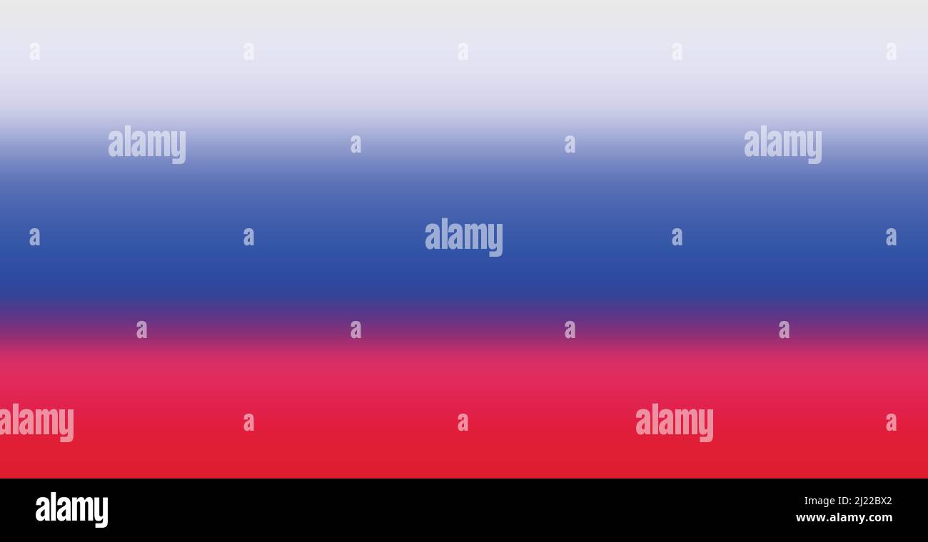 Panoramic abstract gradient flag of Russia - Vector illustration Stock ...