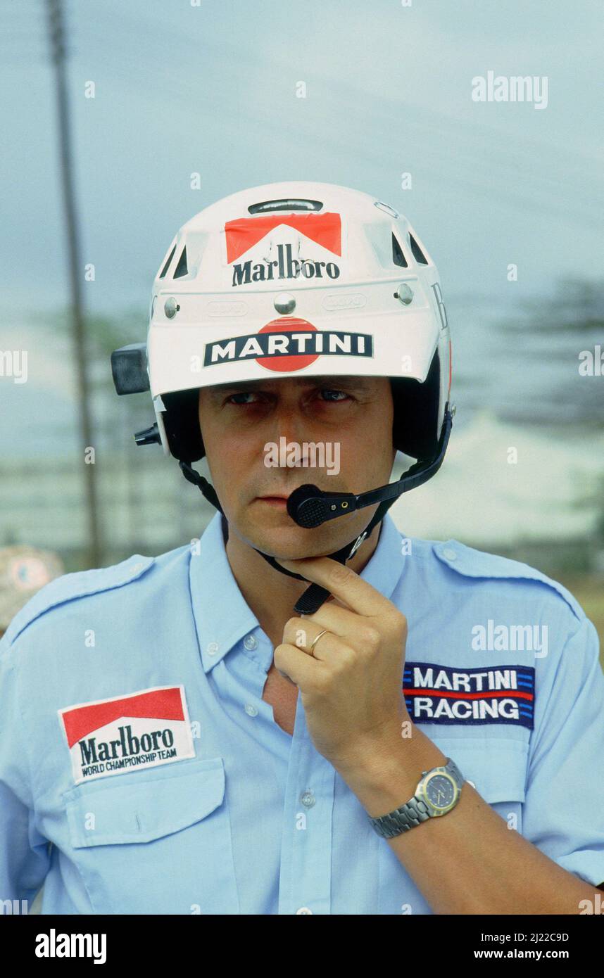 Markku Alen (FIN) Lancia Rally 037 GrB Martini Racing with a special ...