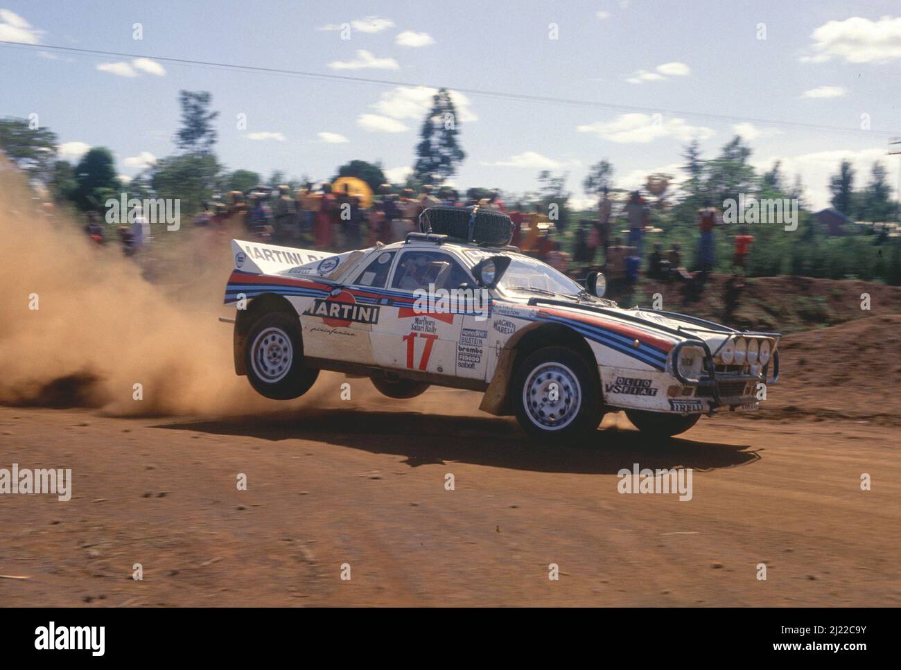 Vic Preston Jnr (EAK) John Lyall (EAK) Lancia Rally 037 GrB Martini ...